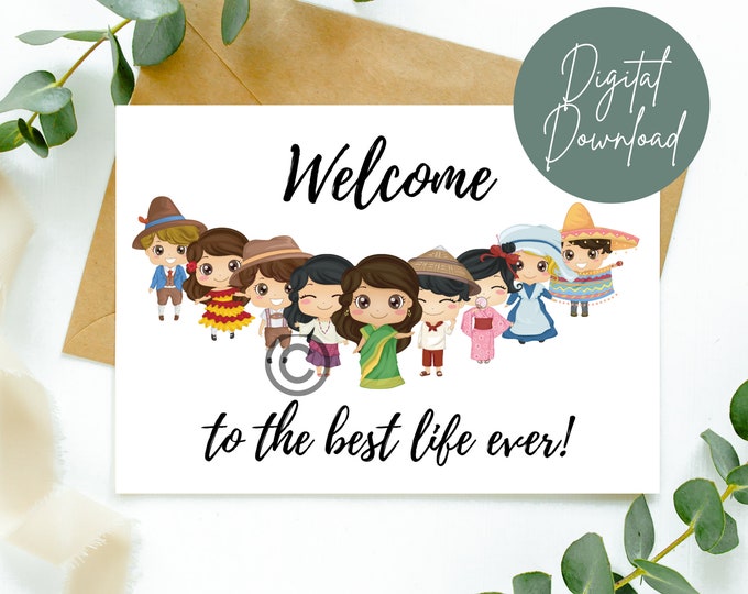 JW Baptism Card | United Family | Welcome to the Best Life Ever ...