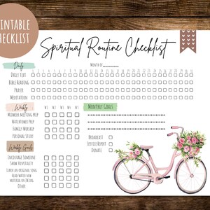 JW Spiritual Routine Checklist | Plant Love | Jehovah's Witnesses ...
