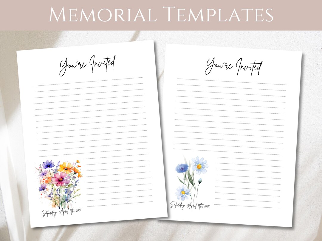 JW 2025 Memorial Letterhead Templates | Jehovah's Witnesses | Letter ...