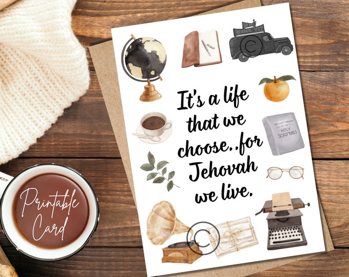 JW Pioneer Greeting Card | Encouragement & Appreciation | Printable ...