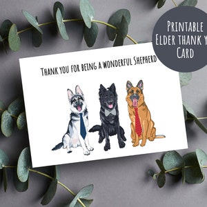 Printable Elders Thank You Card, Shepherd Appreciation, JW Elder Gift ...