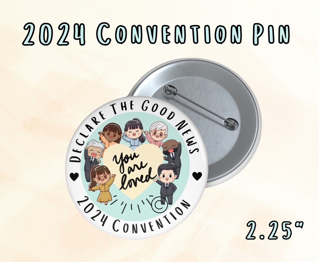 JW 2024 Convention Pin Buttons Declare the Good News JW Gifts JW Pins ...