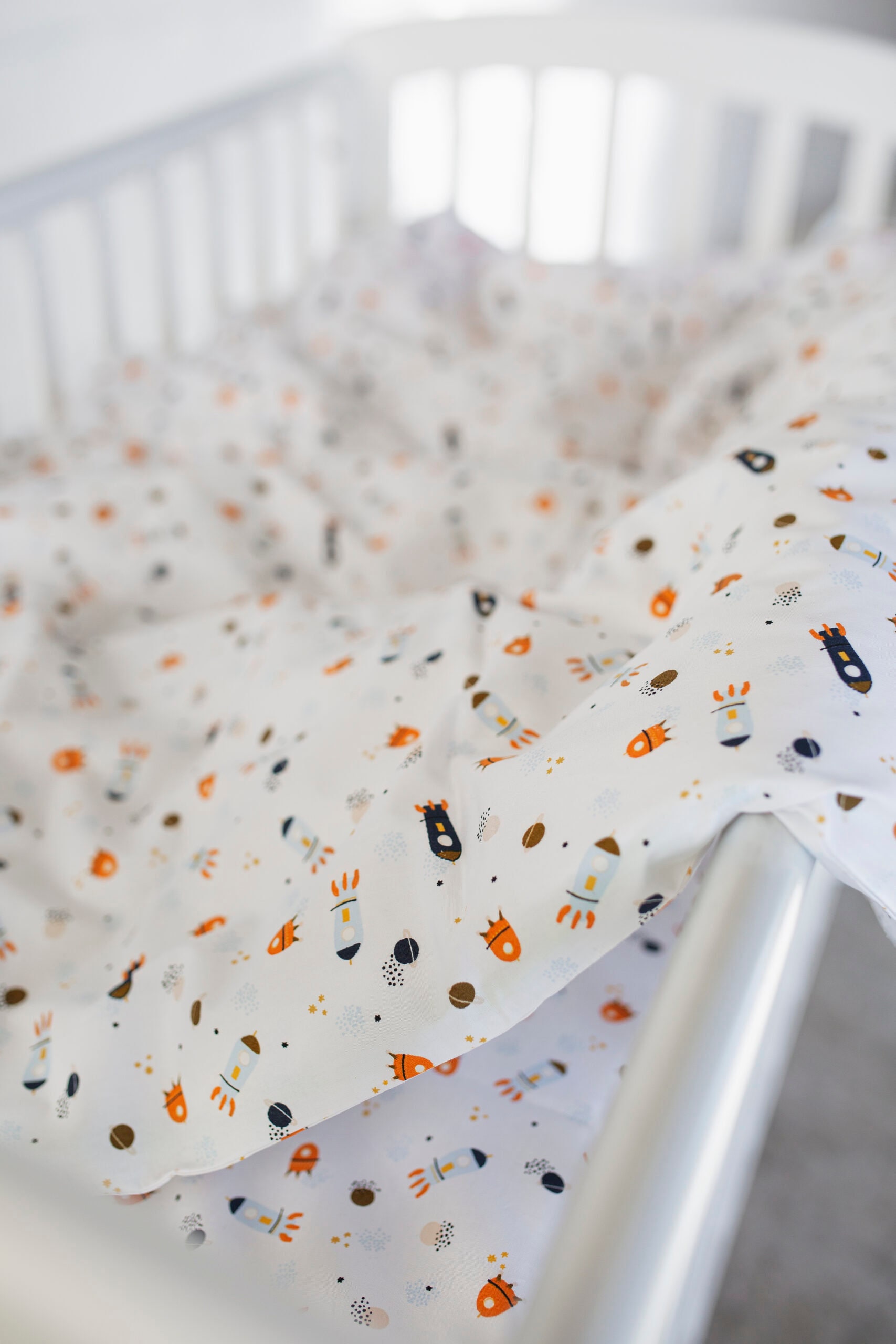 Boys Kids Planets Space Rockets Bedding, Galaxy Blanket for Baby Boy ...