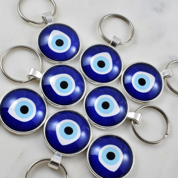 Blue Nazar Keychain - Etsy
