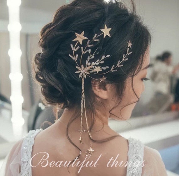 Pair of Star Hair Accessories for Bridal or Bridesmaid | Etsy