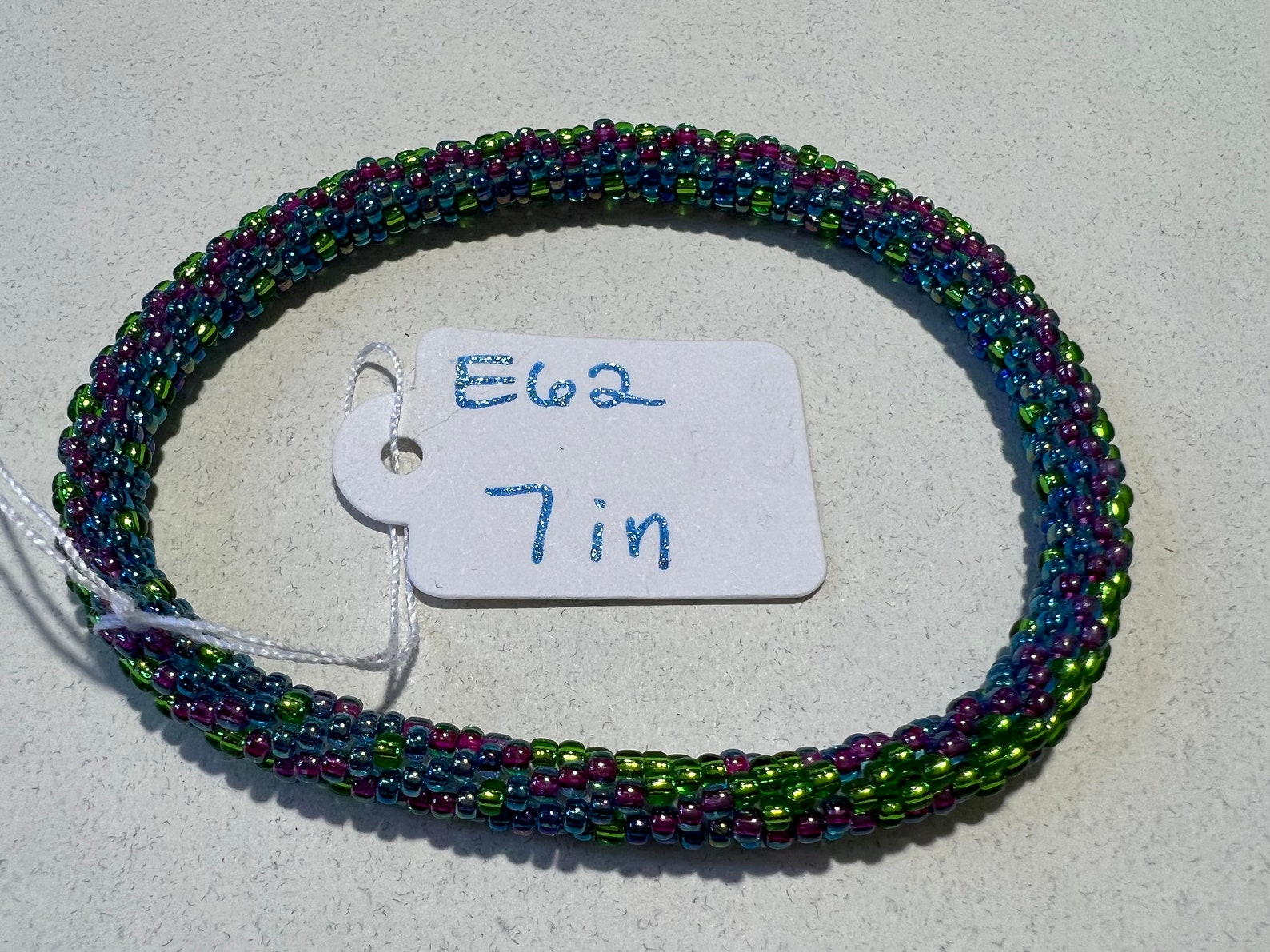 Handmade Beaded Crochet Bracelet - Etsy