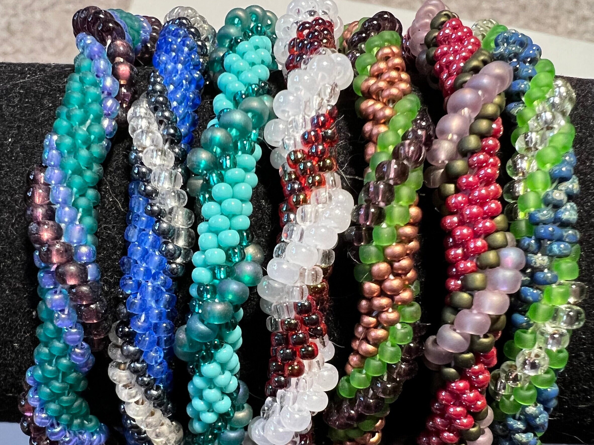 Handmade Beaded Crochet Bracelet - Etsy