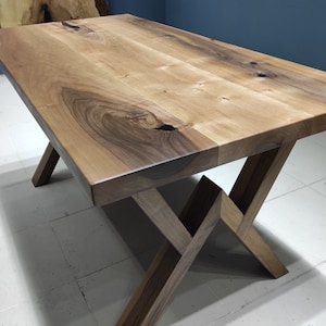 Custom Dining Table Custom Dining Room Table Custom Walnut Dining Table Walnut Table Top Custom ...