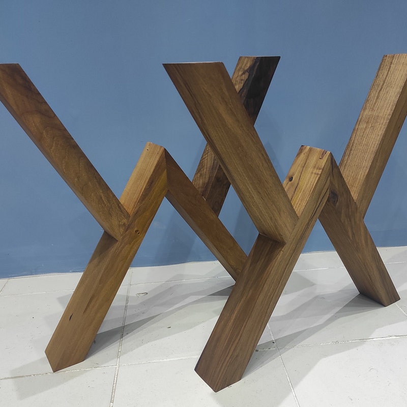 Wooden Dining Table Legs - Etsy