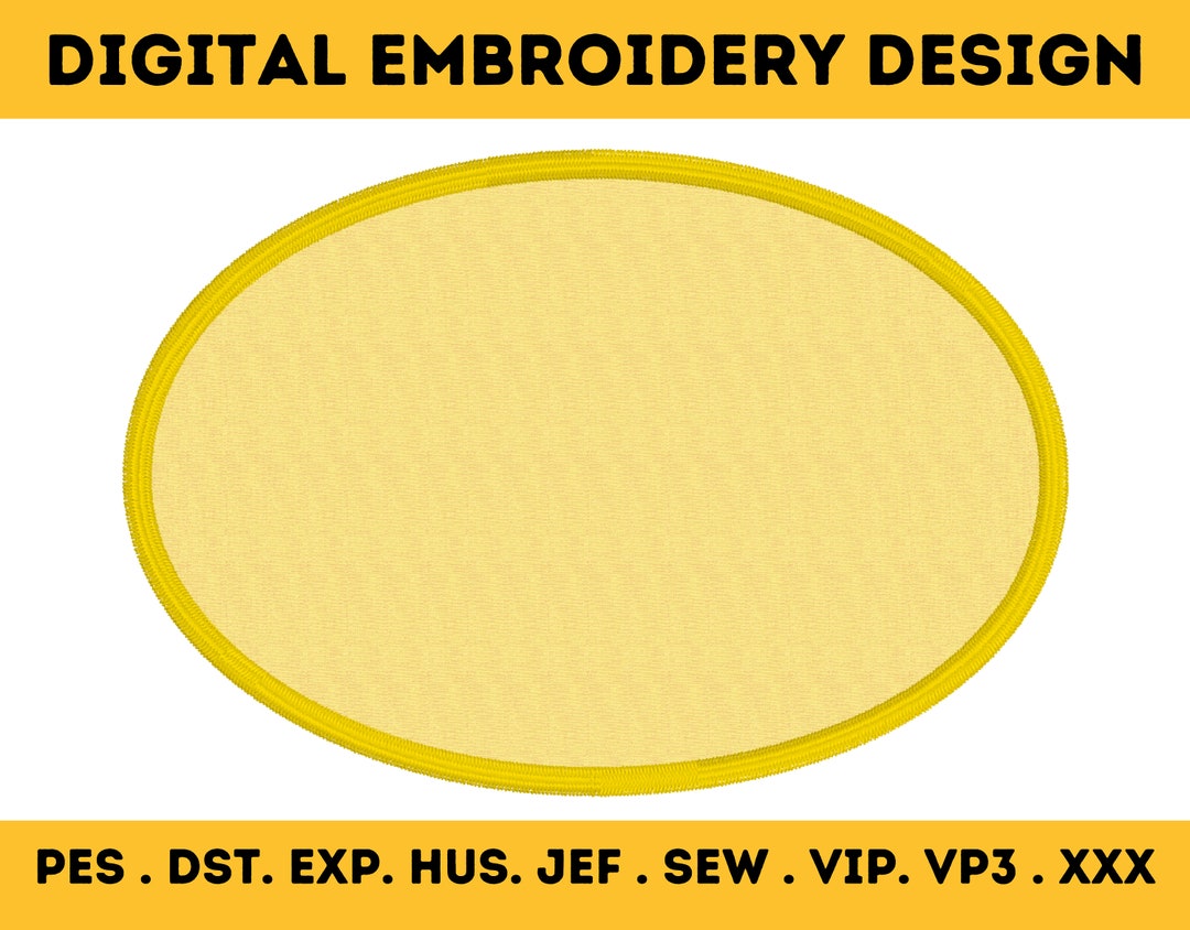 Appliqué Oval, Appliqué Border Design, Machine Embroidery Design - 5 ...