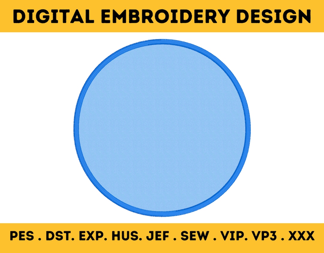 Appliqué Circle, Appliqué Border Design, Machine Embroidery Design 5 ...
