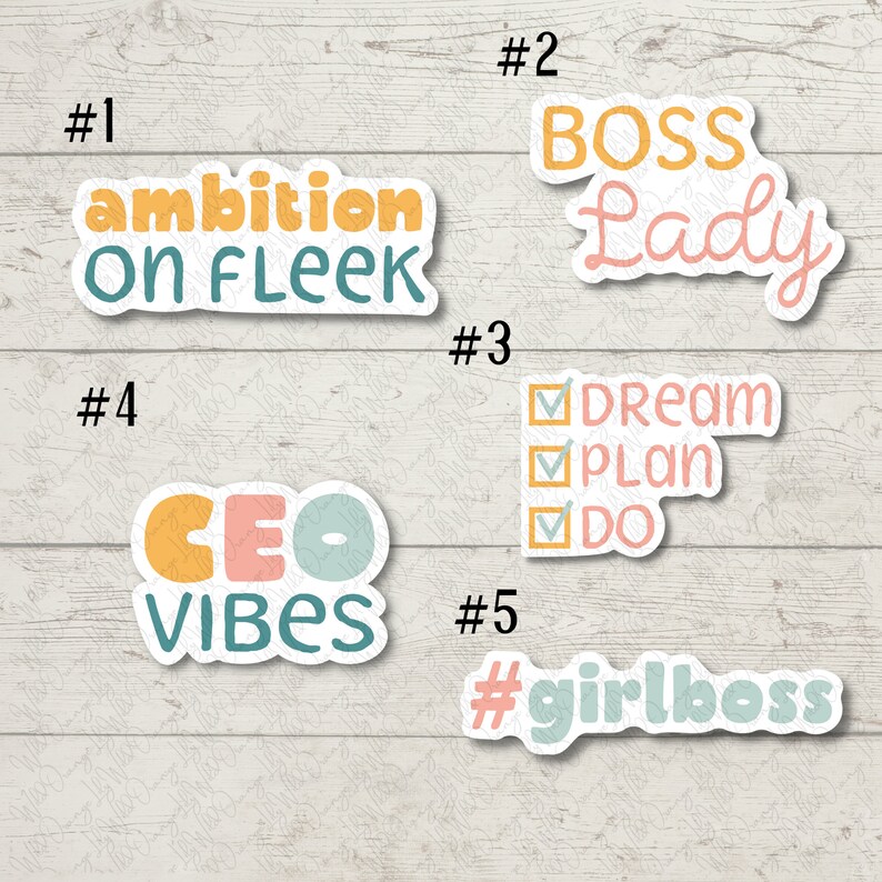 Girl Boss Stickers - Etsy