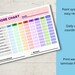 Colorful Chore Chart for Kids - Etsy