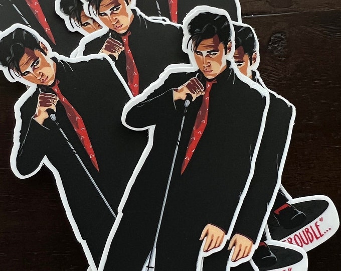 Austin Butler - Elvis "trouble" Sticker - Etsy