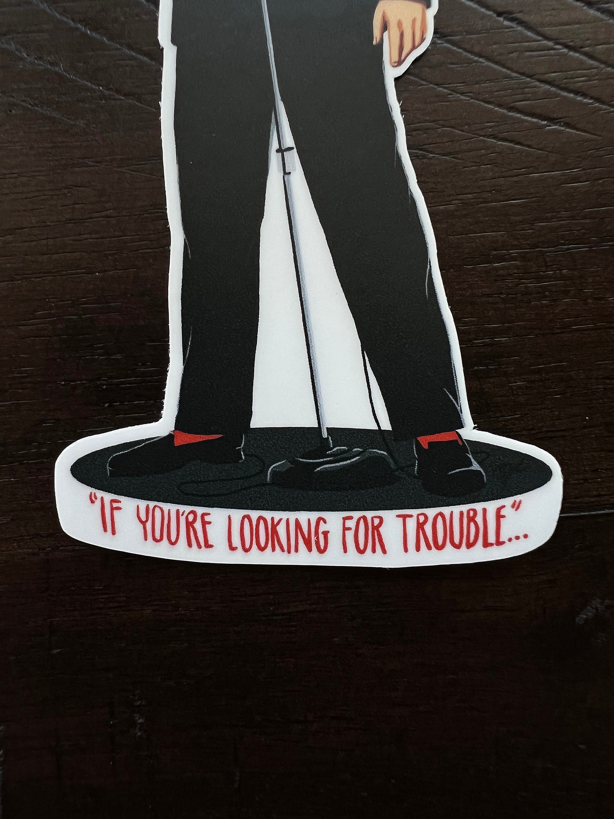 Austin Butler Elvis trouble Sticker - Etsy Denmark