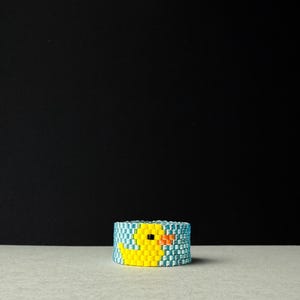 Yellow Duck Peyote Ring Pattern – Miyuki Delica 11/0 (PDF) - Etsy