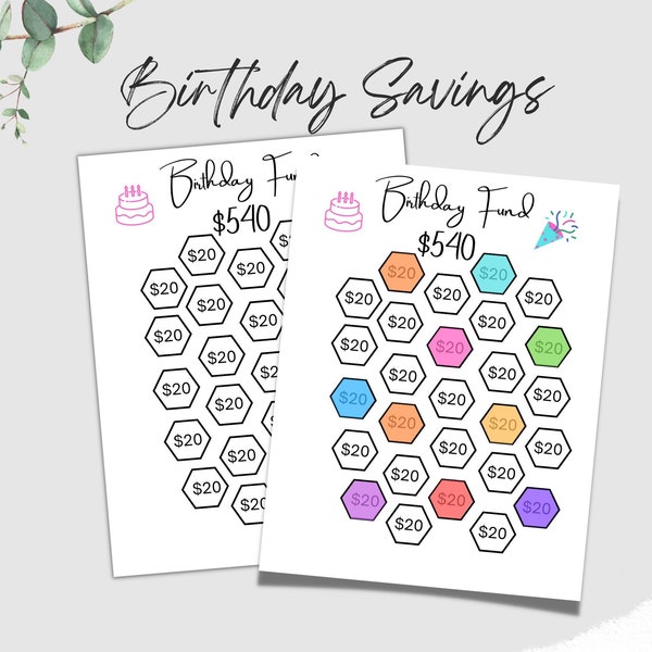 Birthday Tracker - Etsy