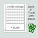 40 Dollar Bill Challenge Printable Money Saving Challenge - Etsy Canada