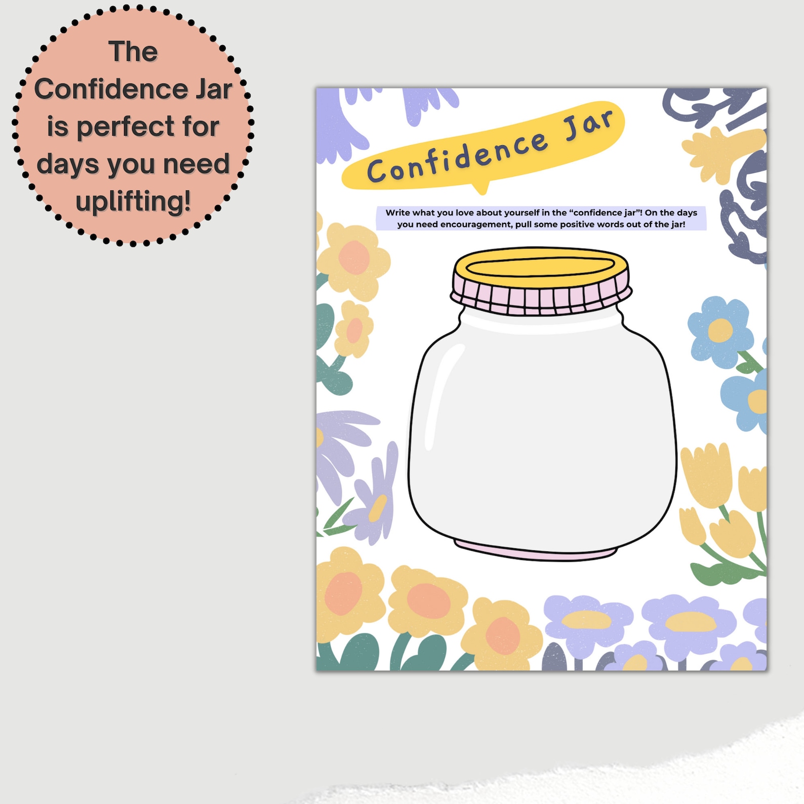 Self Esteem Worksheets, Self Love Planner, Therapy Planner, Self ...