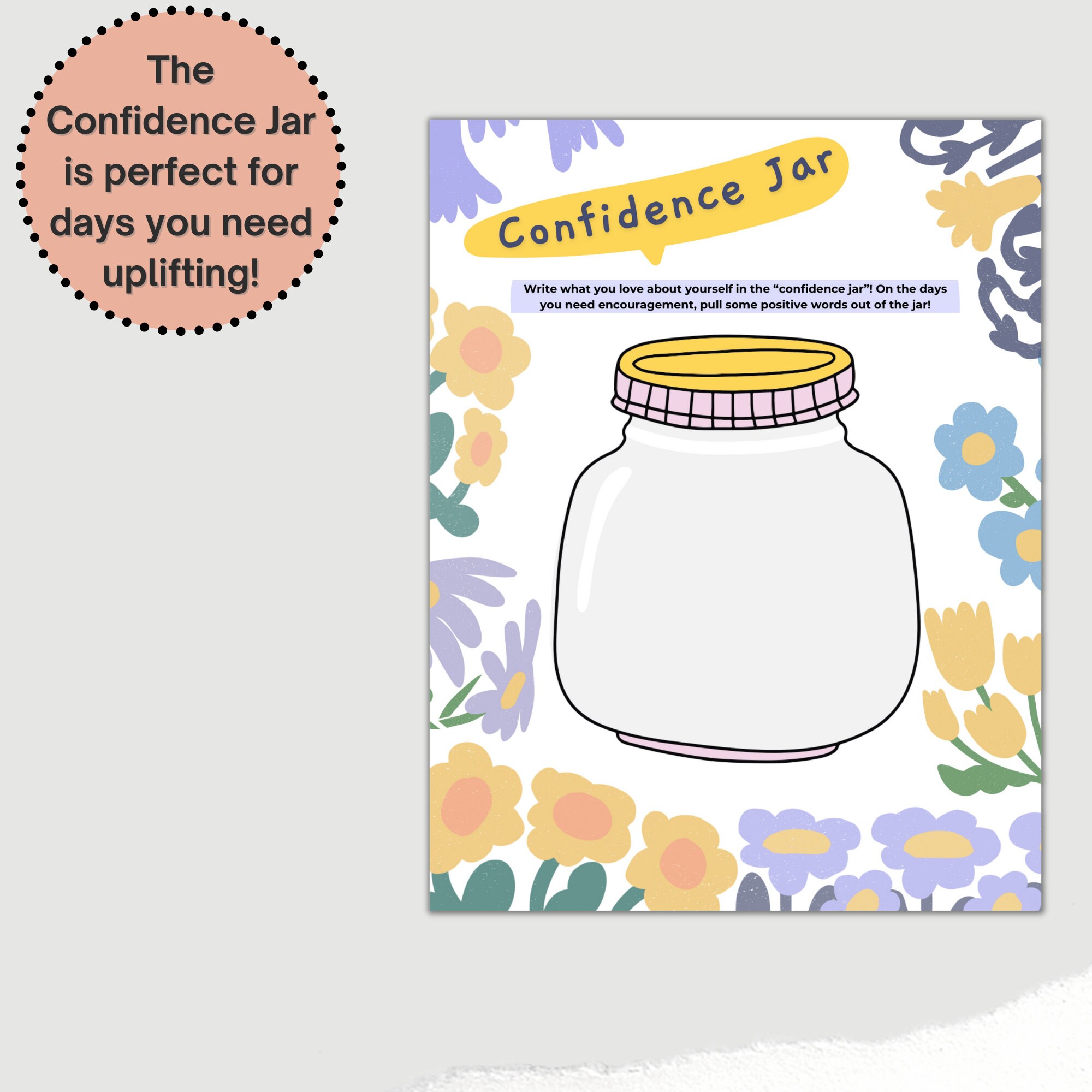 Self Esteem Worksheets, Self Love Planner, Therapy Planner, Self ...