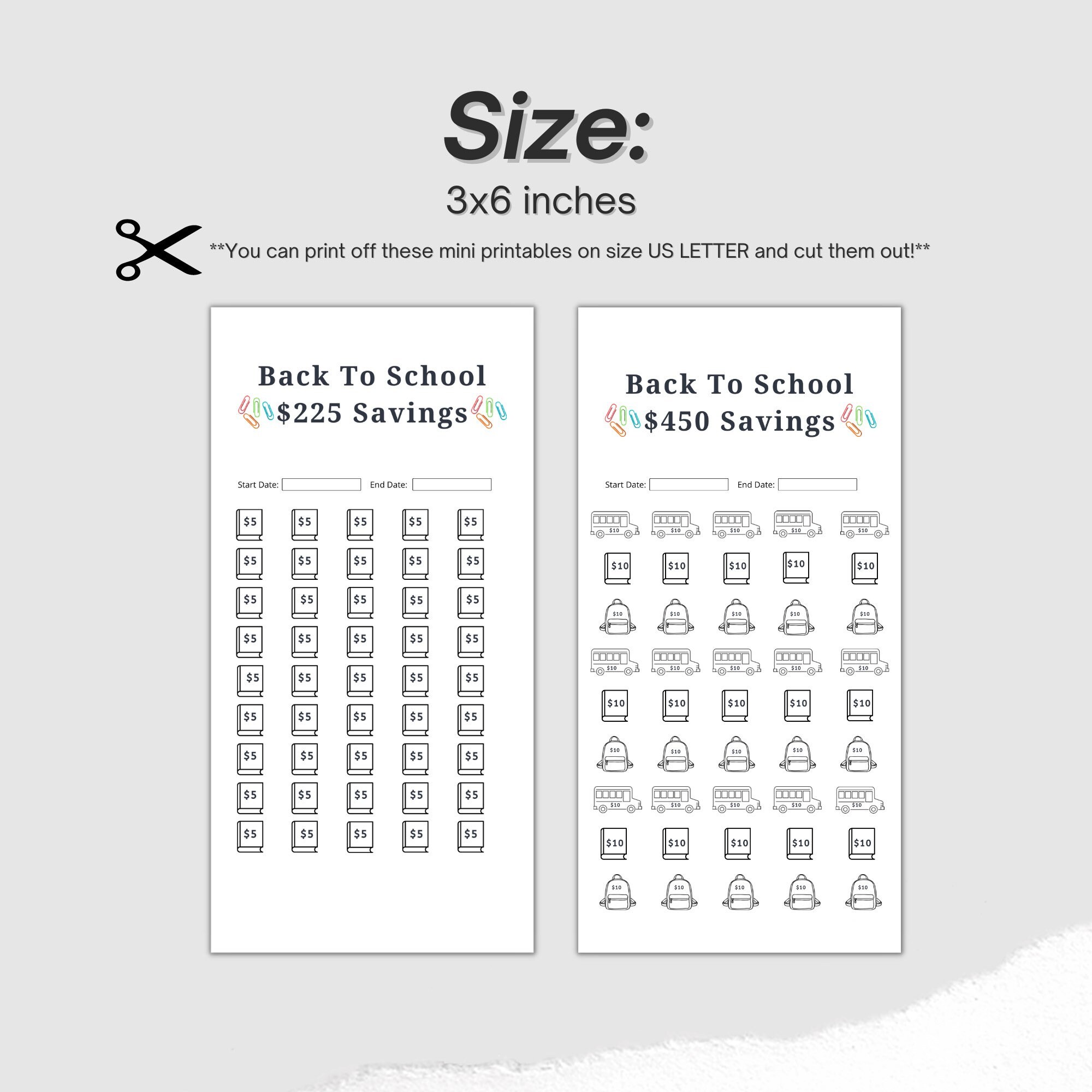 Mini Print Outs School
