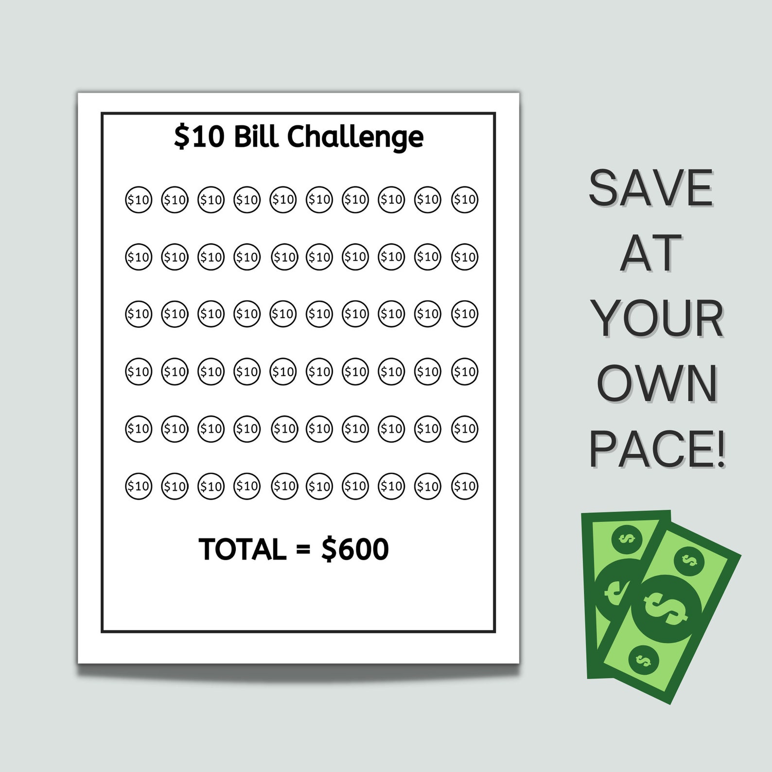 10 Dollar Bill Challenge Printable Savings Challenge Savings Etsy Vrogue 10-dollar-bill-challenge-printable-savings-challenge-savings-etsy-vrogue