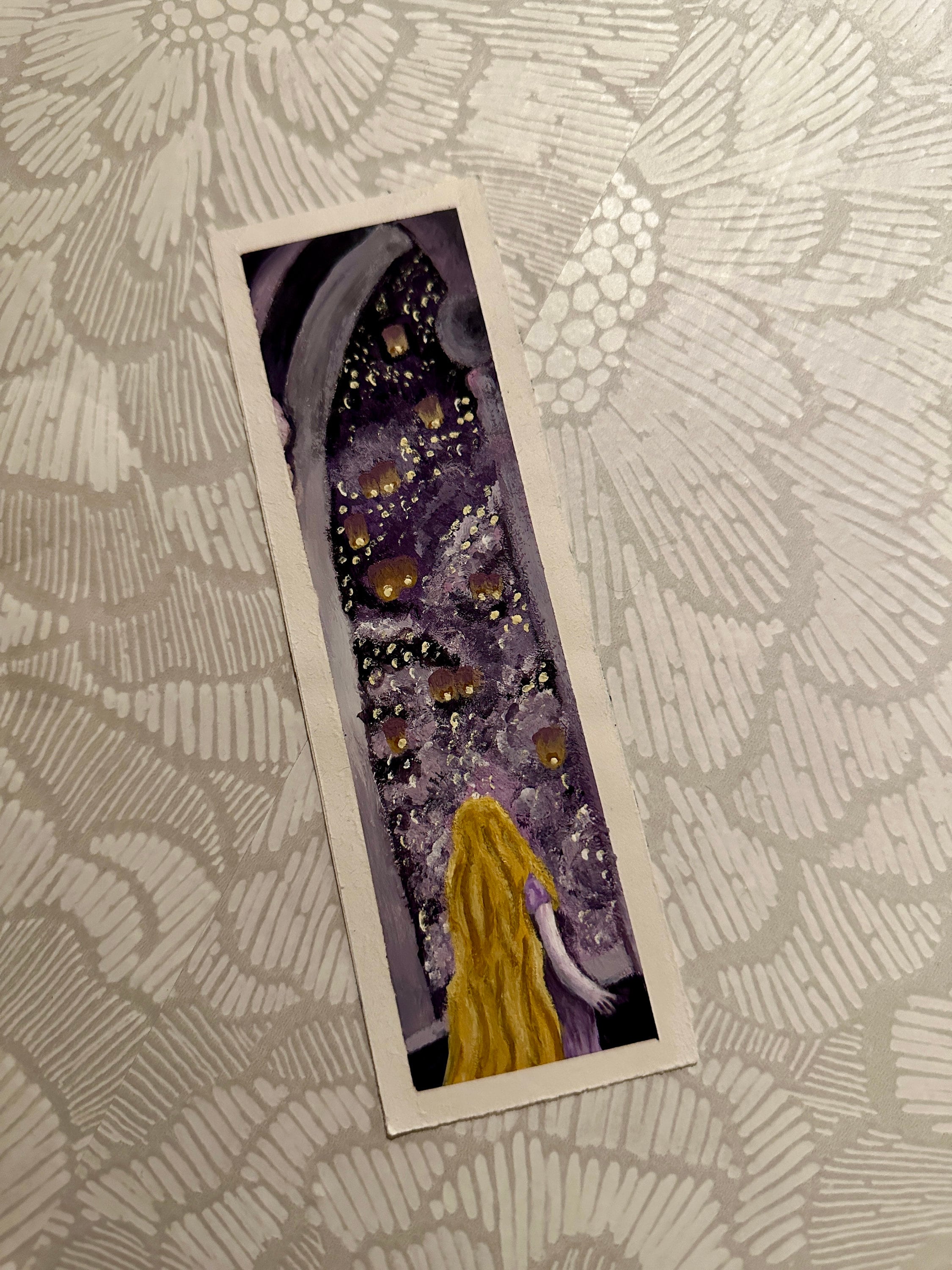 Handpainted Unique Disney Princess Rapunzel Tangled Bookmark - Etsy