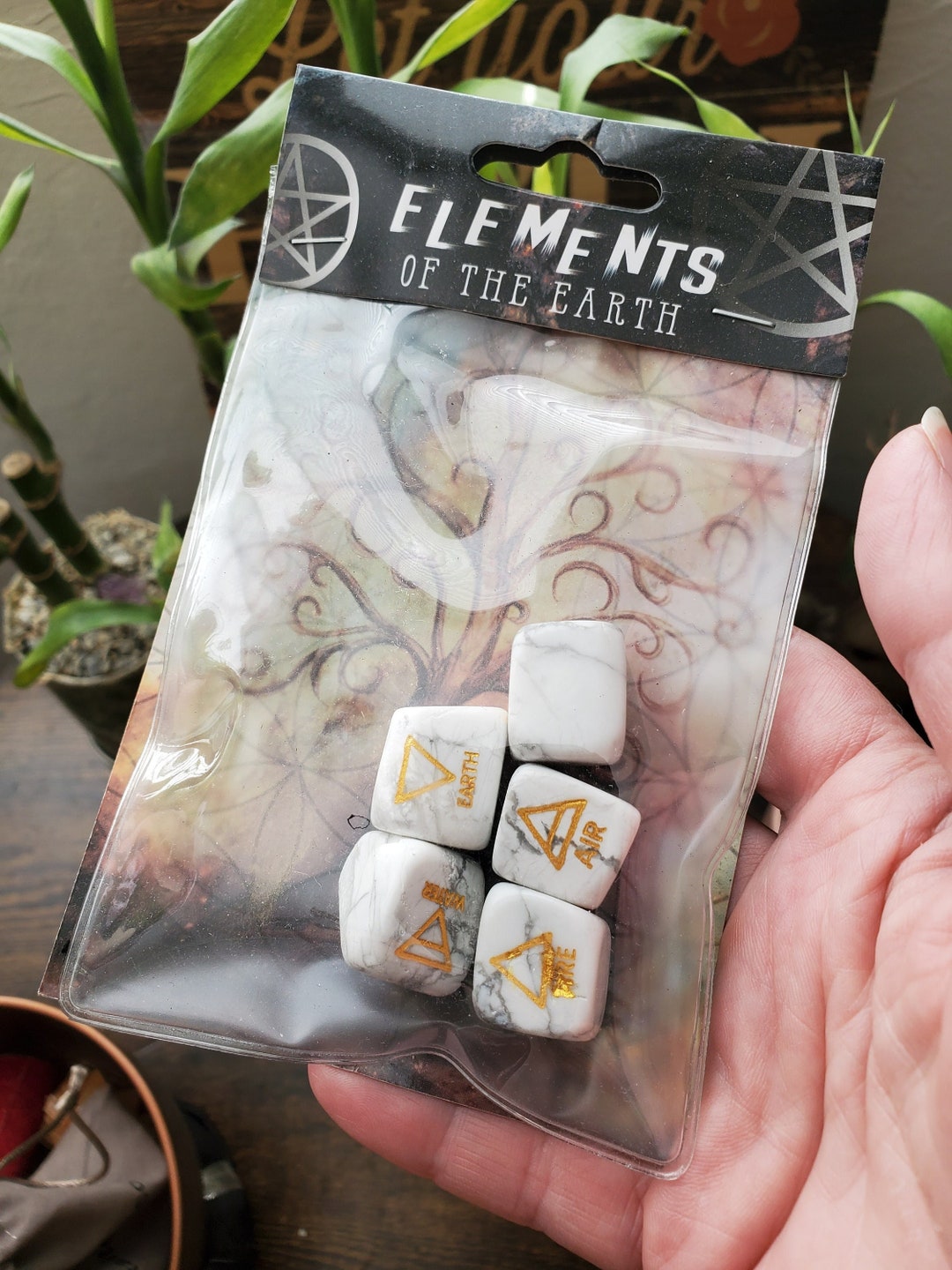 Crystals With the Elements of Earth, Water, Fire, Air, and Spirit ...