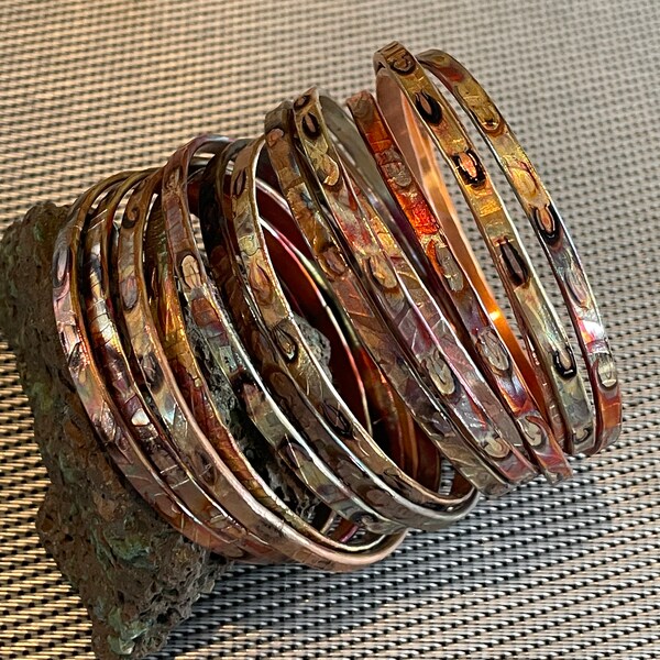 Copper Bangle - Etsy