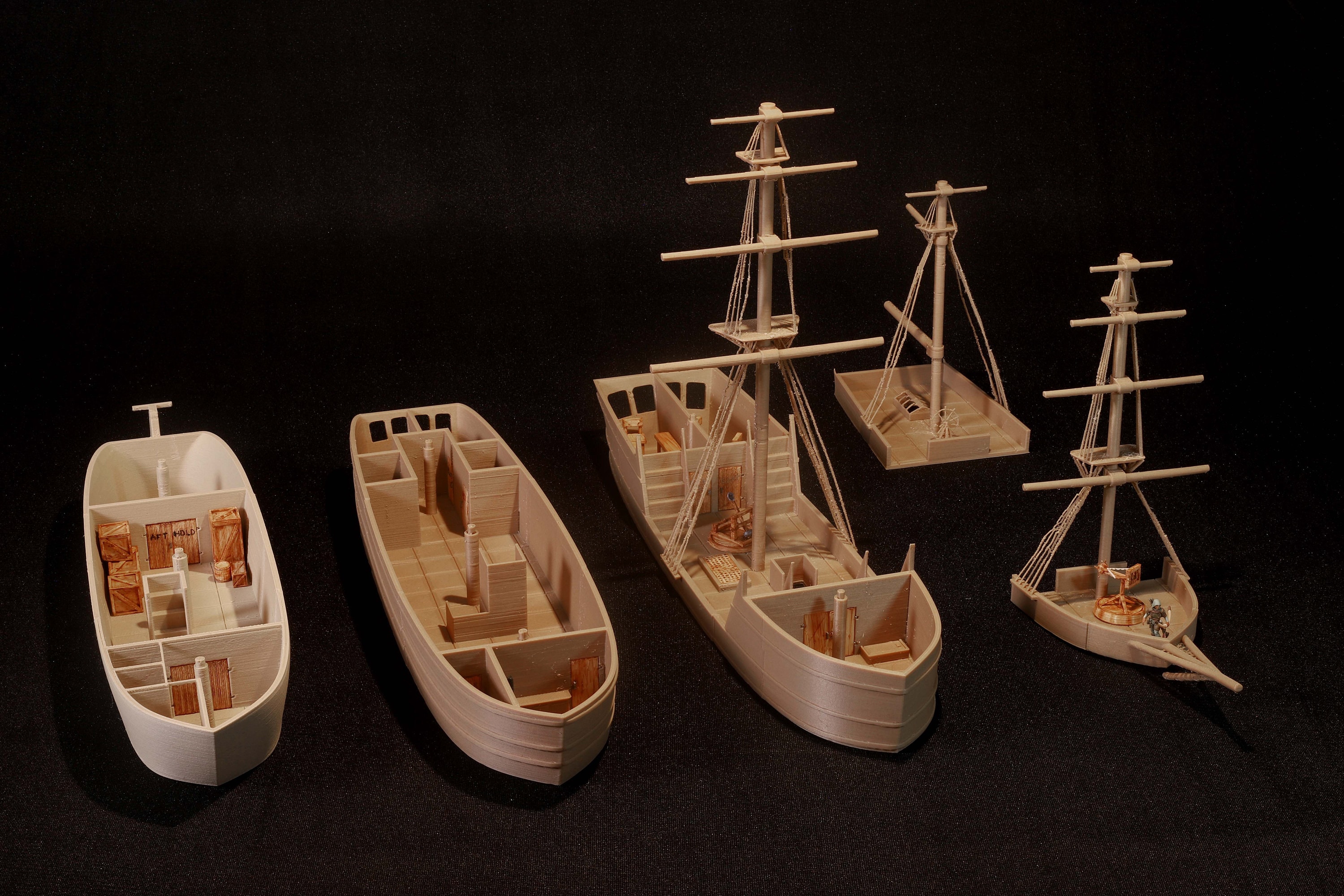 D&D Ship Miniature - Etsy