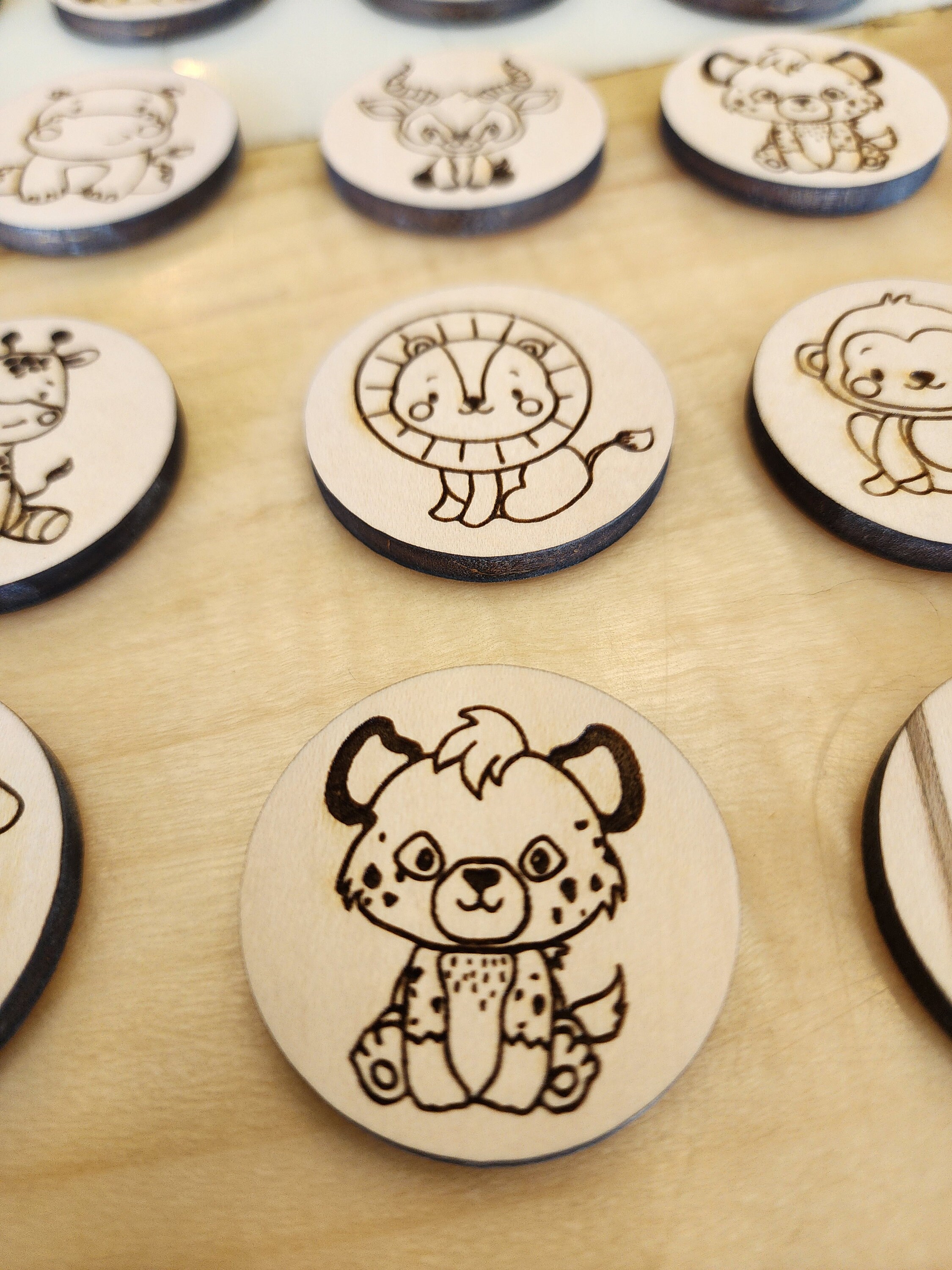 Kids Memory Game, Digital File SVG Memory Game, African Safari Memory ...