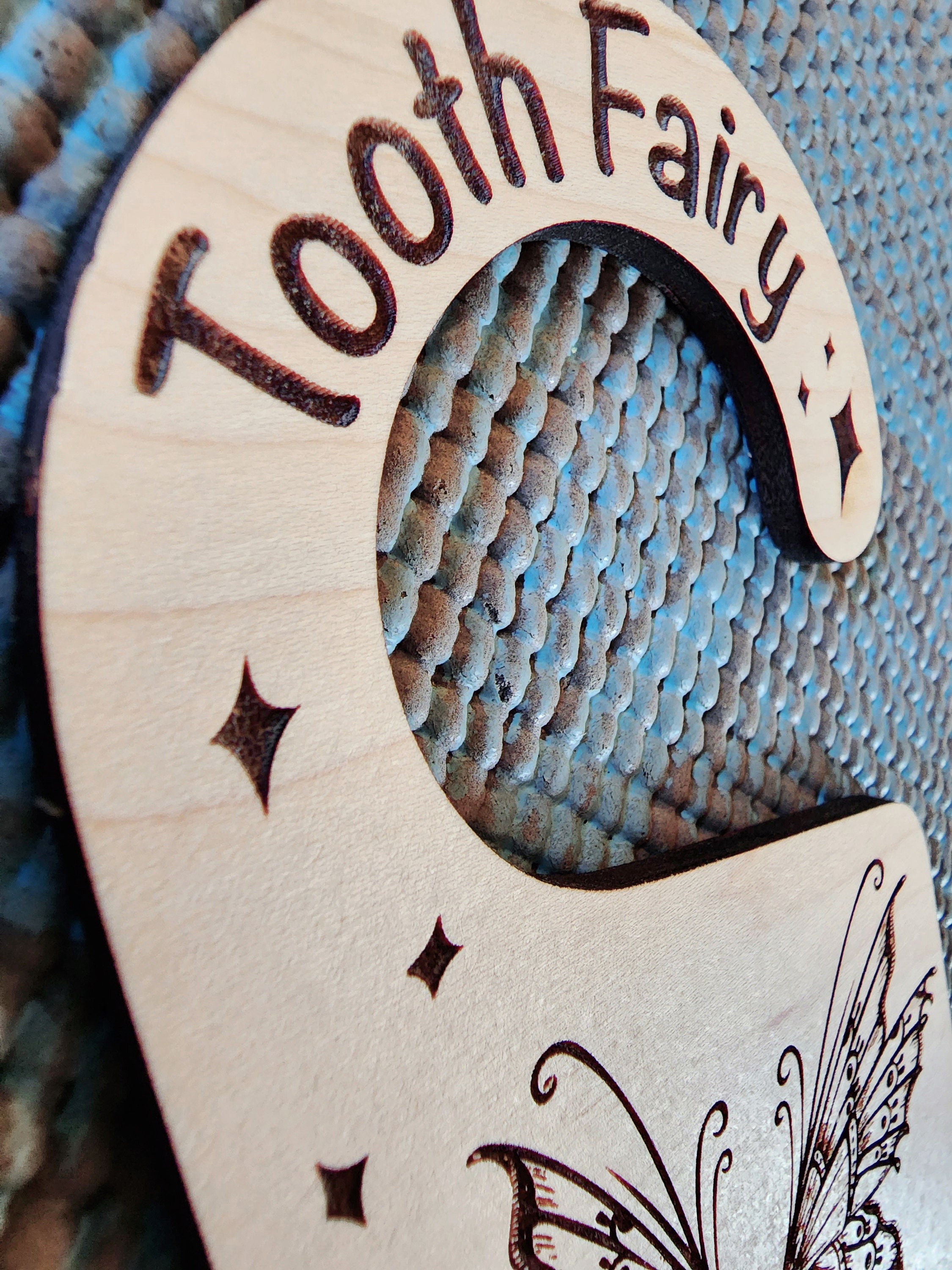 Tooth Fairy Door Sign Hanger, SVG and PNG File, Kids Tooth Fairy Ideas ...