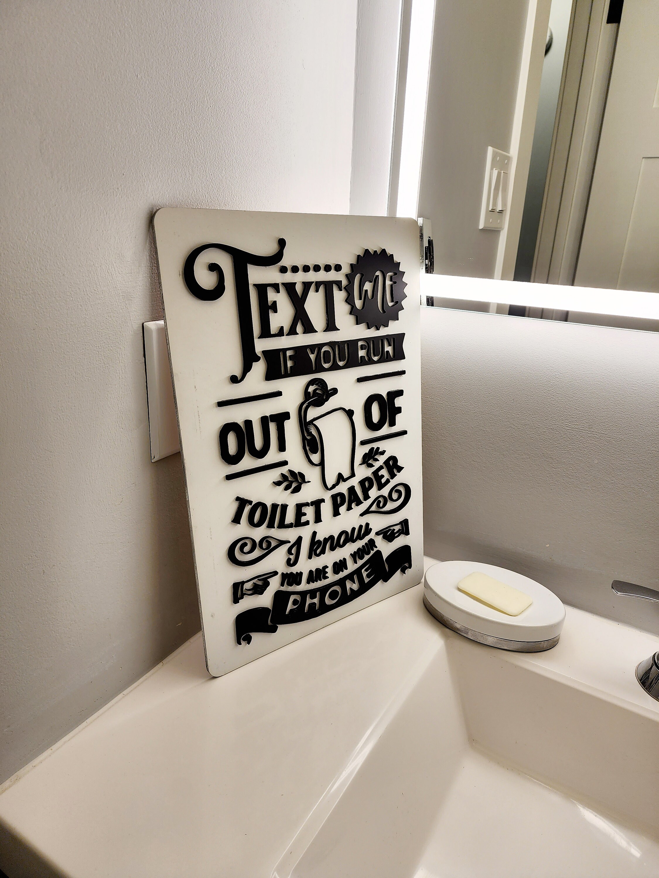 Bathroom Sign Svg File SVG PNG Bathroom Humour Funny - Etsy Canada