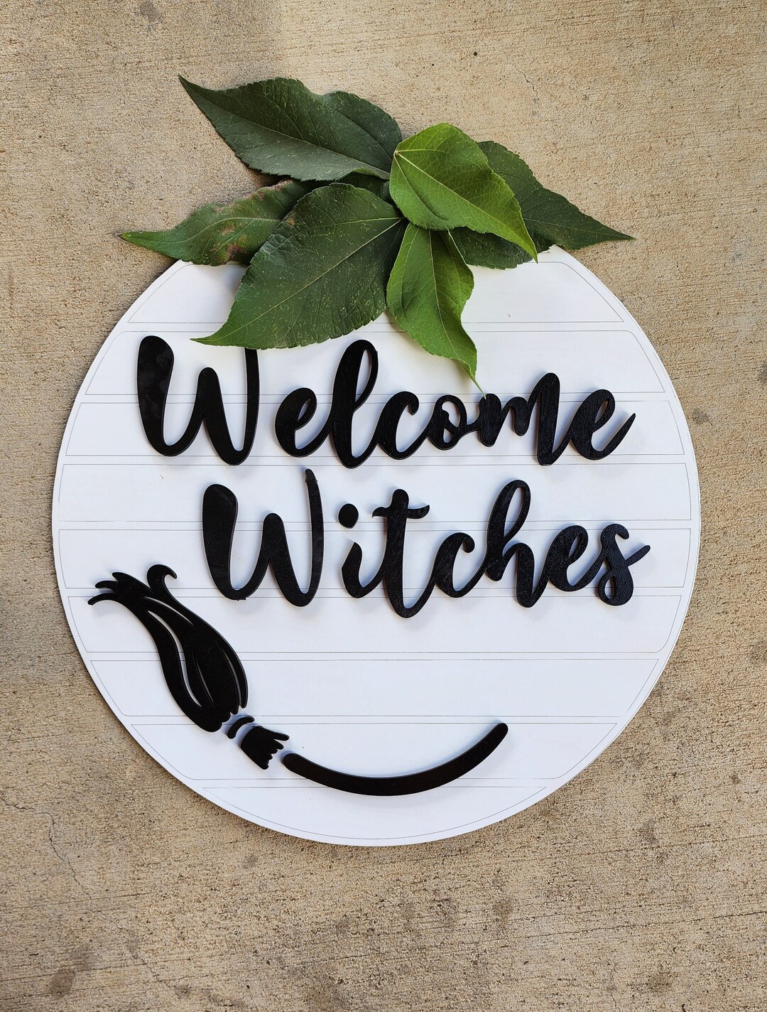 Welcome Witches Halloween Door Sign SVG Digital File, Halloween/ Fall ...
