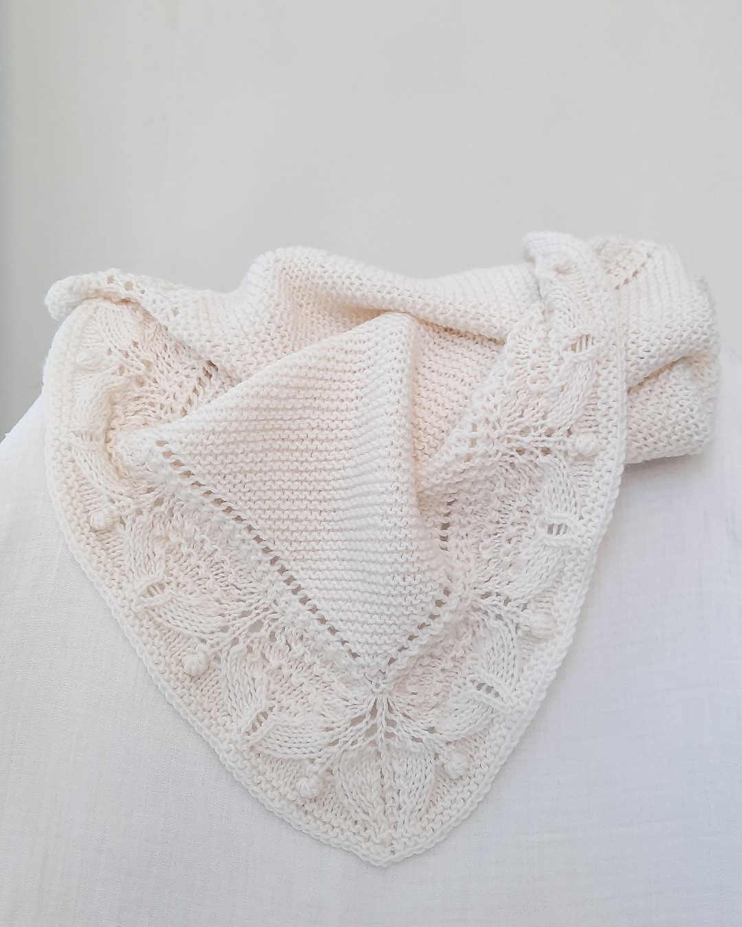 Baby Blanket Knitting Pattern, Square Throw, Beginner to Intermediate ...