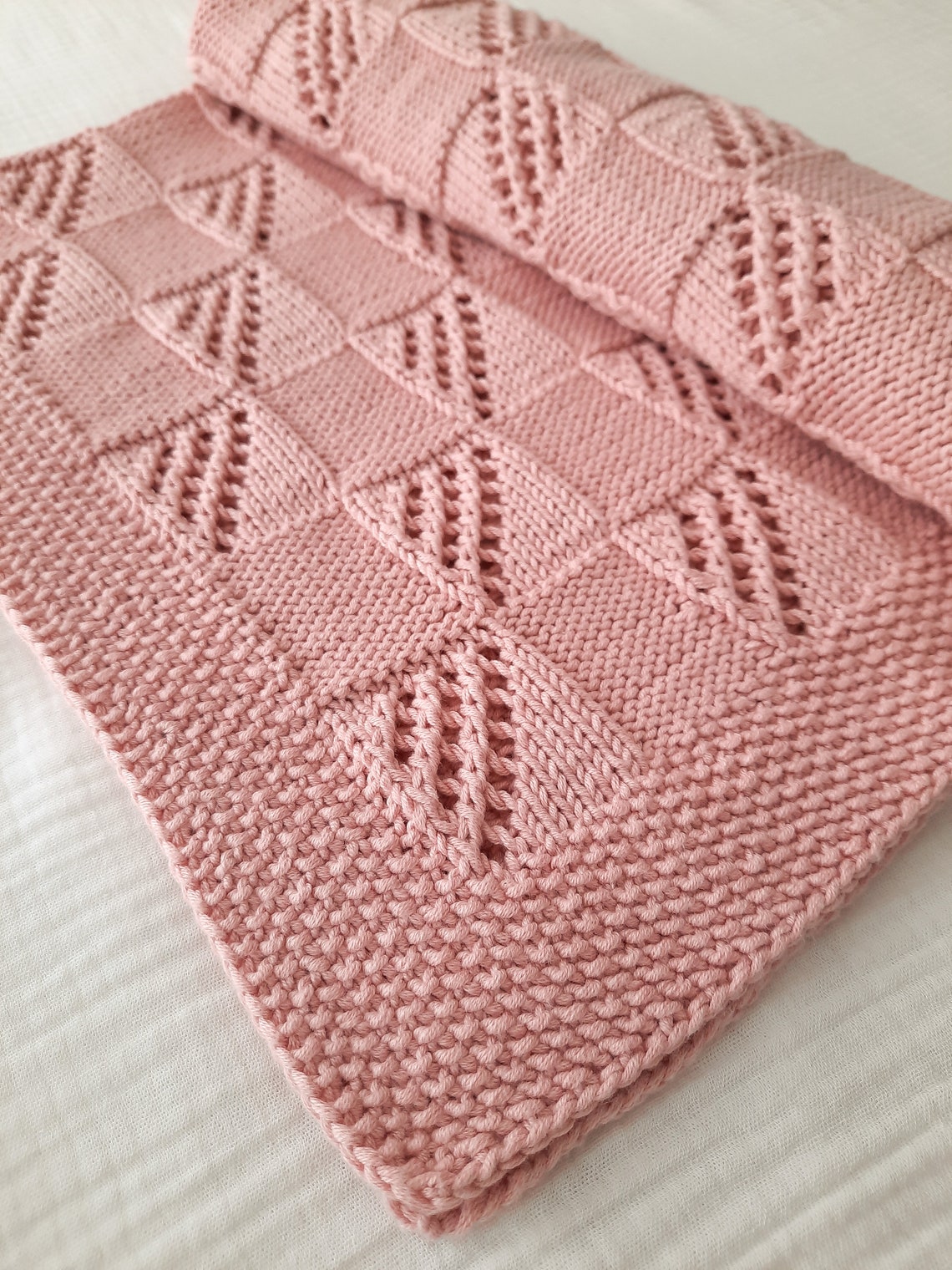 Knitting Pattern, Baby Blanket, Throw, PDF, Instant Download, Baby ...