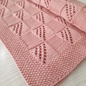 Knitting Pattern, Baby Blanket, Throw, PDF, Instant Download, Baby ...