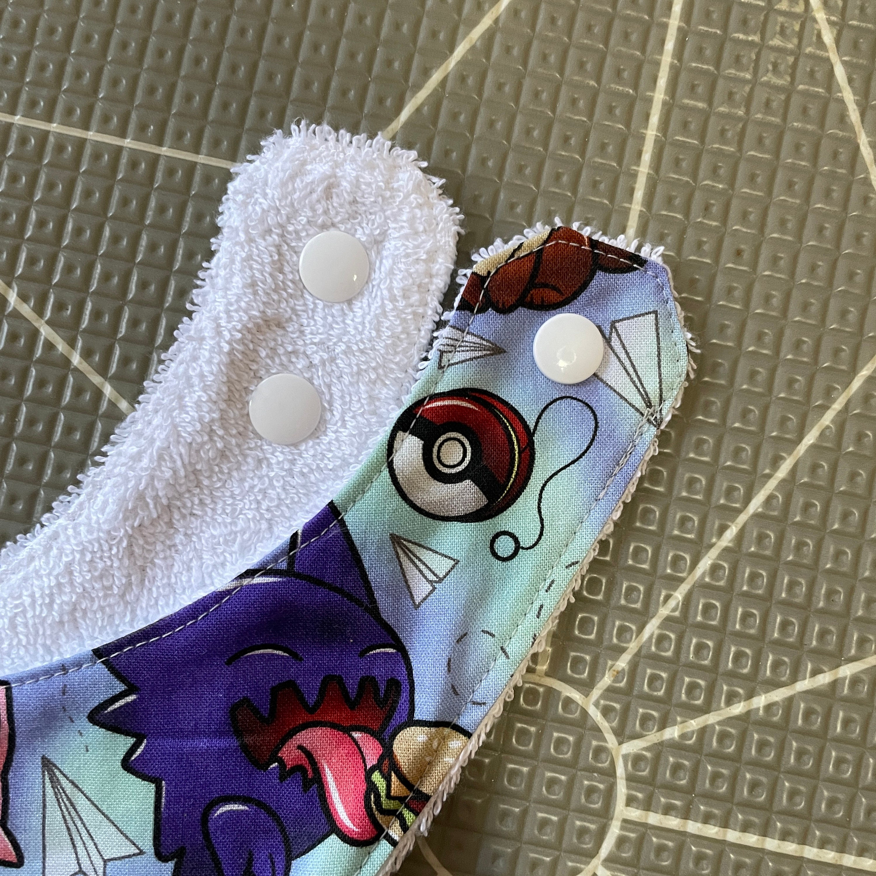 Pokemon Cartoon Bandana Dribble Bib Baby - Etsy