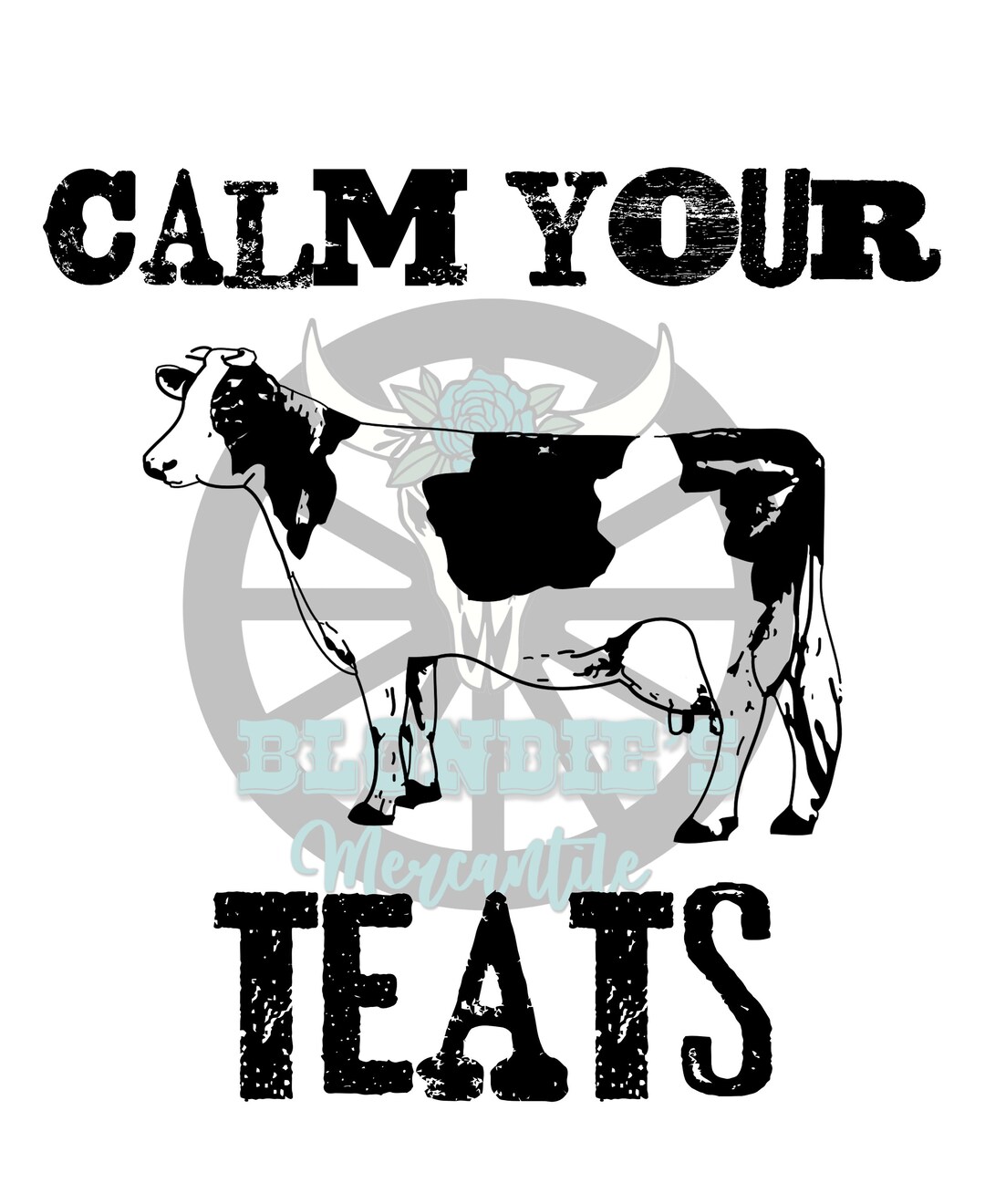 Calm Your Teats PNG Funny Tshirt Tumbler Decal Sticker Image - Etsy