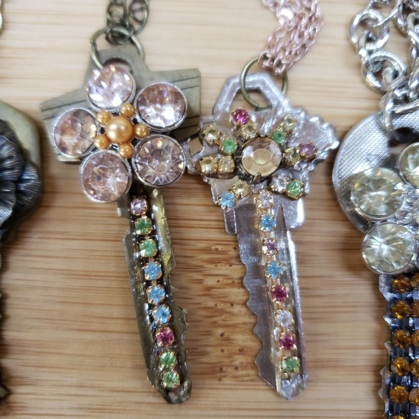 Altered Key Chains - Etsy