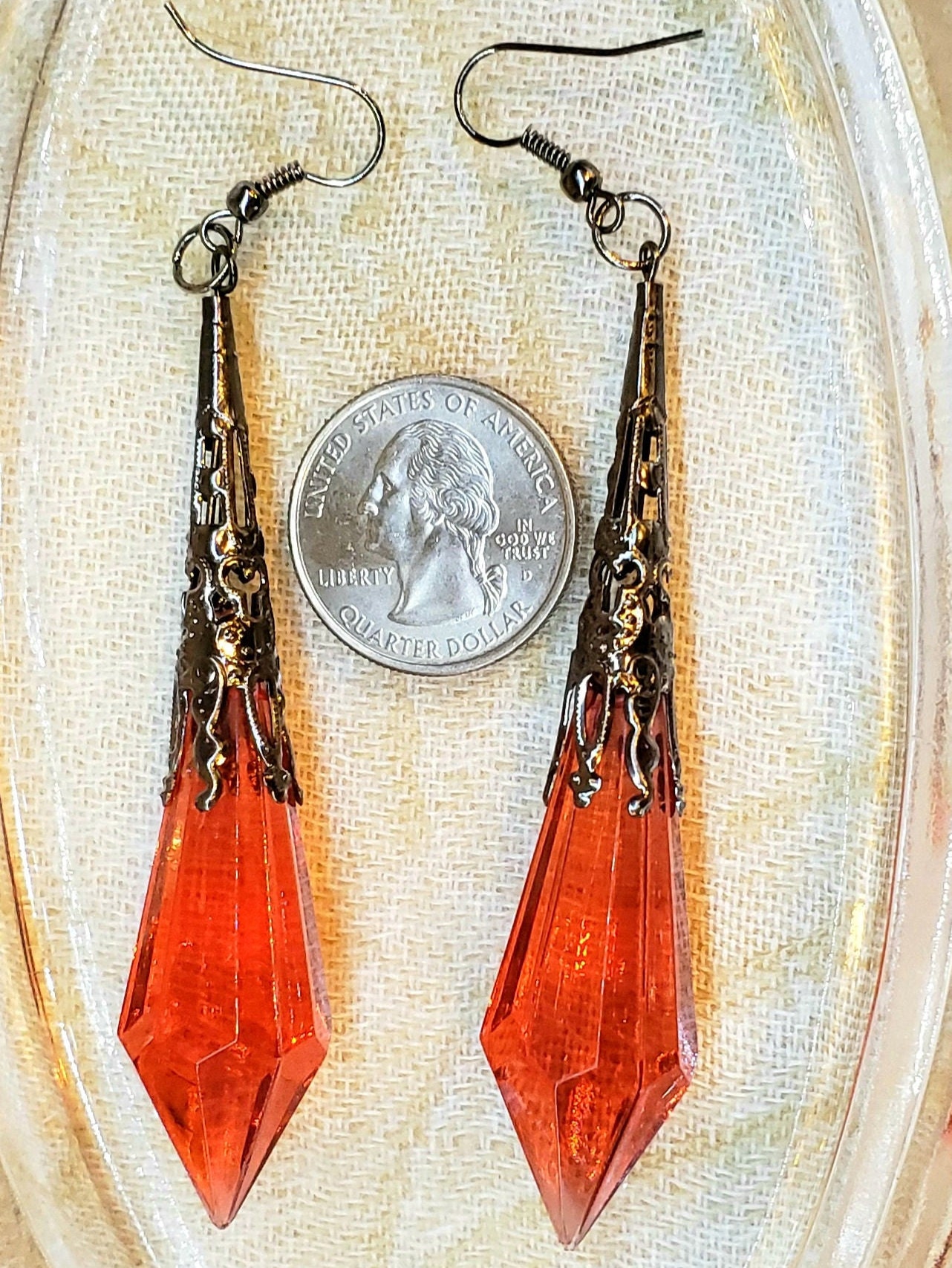 Gothic Drop Earrings - Etsy