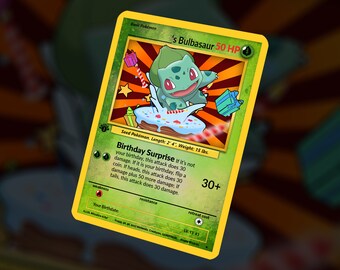 Bulbasaur Card | Etsy