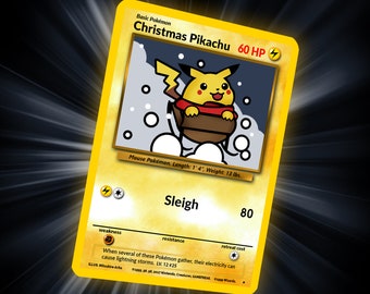 Christmas Pikachu | Etsy