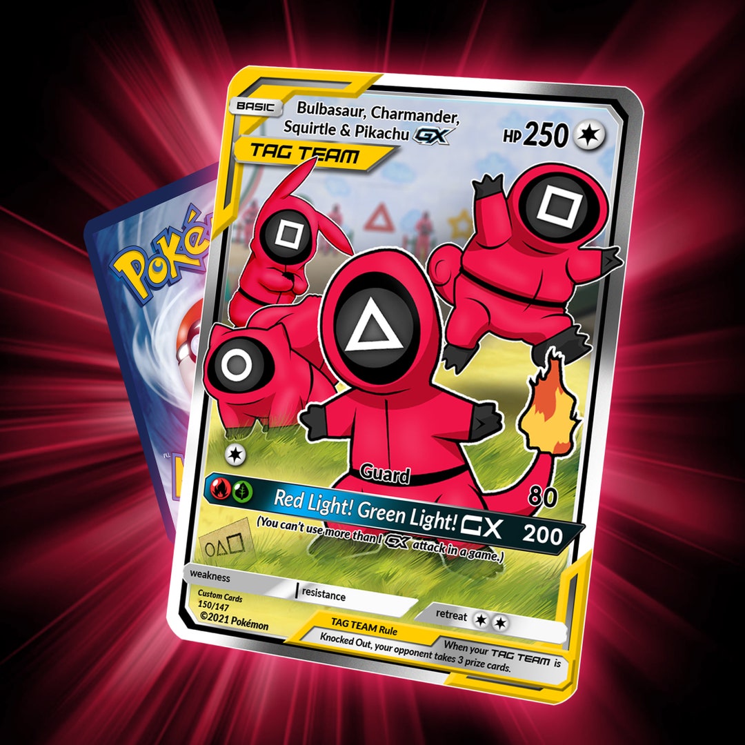 Pokemon Bulbasaur Charmander Squirtle Card