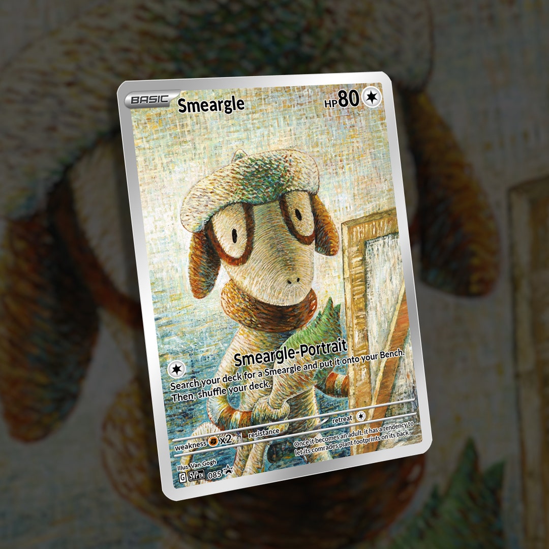 Smeargle Card! Custom Made! - Etsy