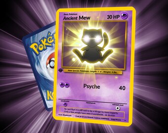 Ancient Mew Card - Etsy