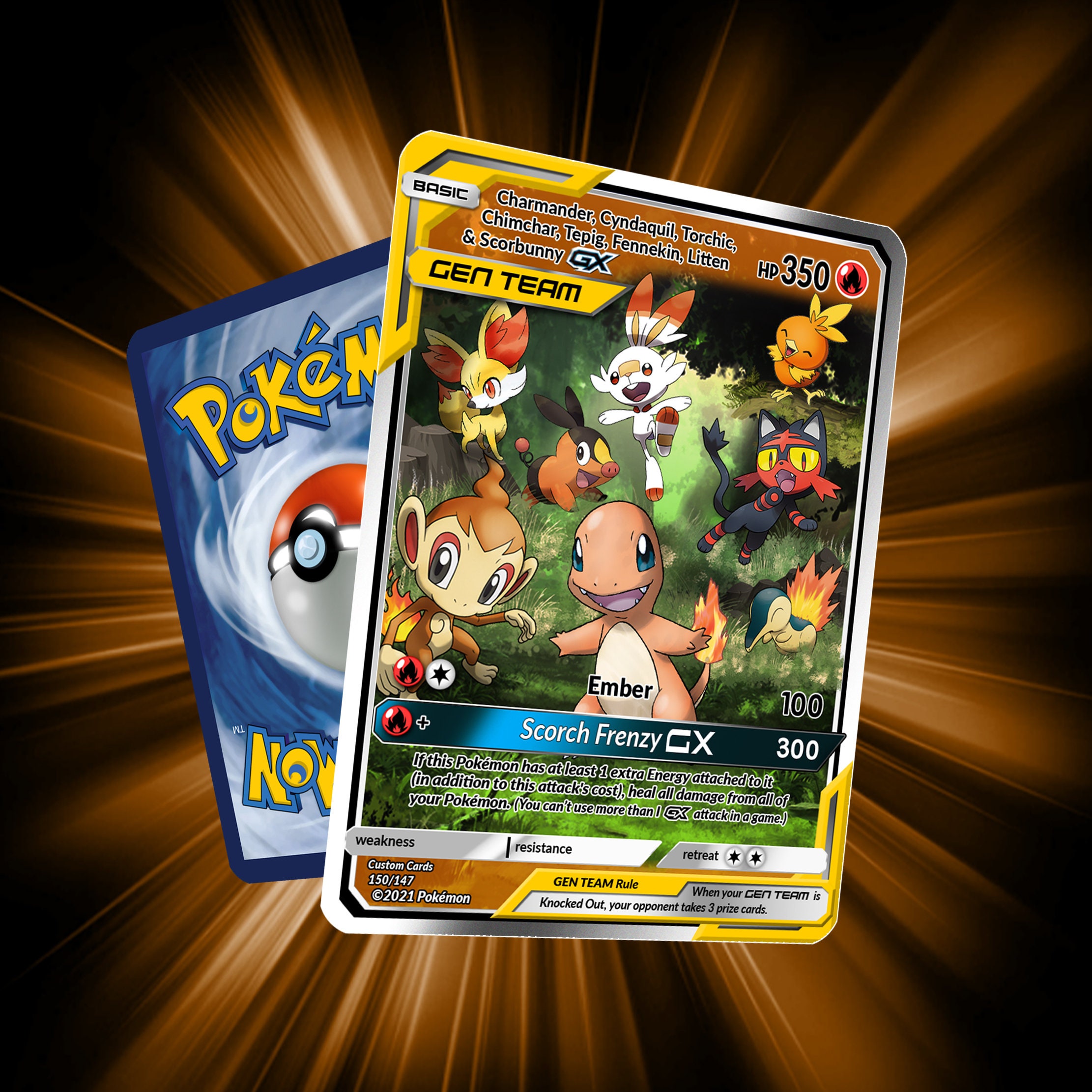 Pokemon Tepig Card Ex