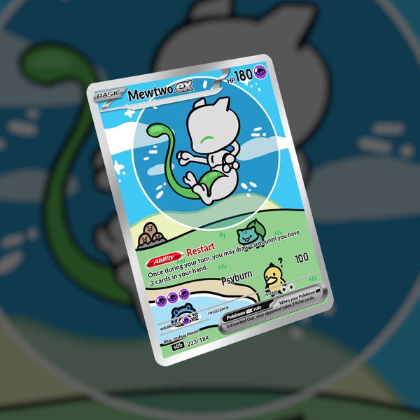 Mewtwo Ex - Etsy