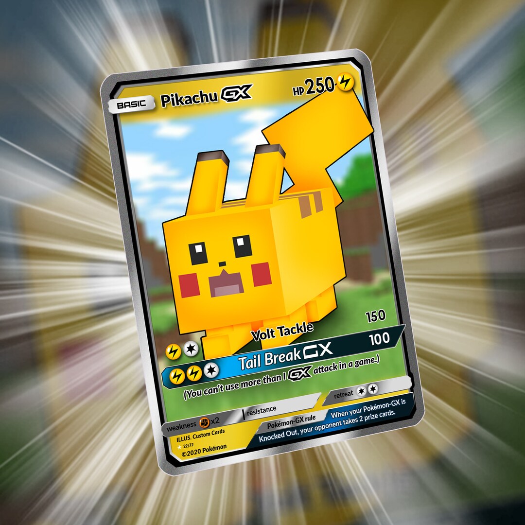 Minecraftuniverse Pokemon Card