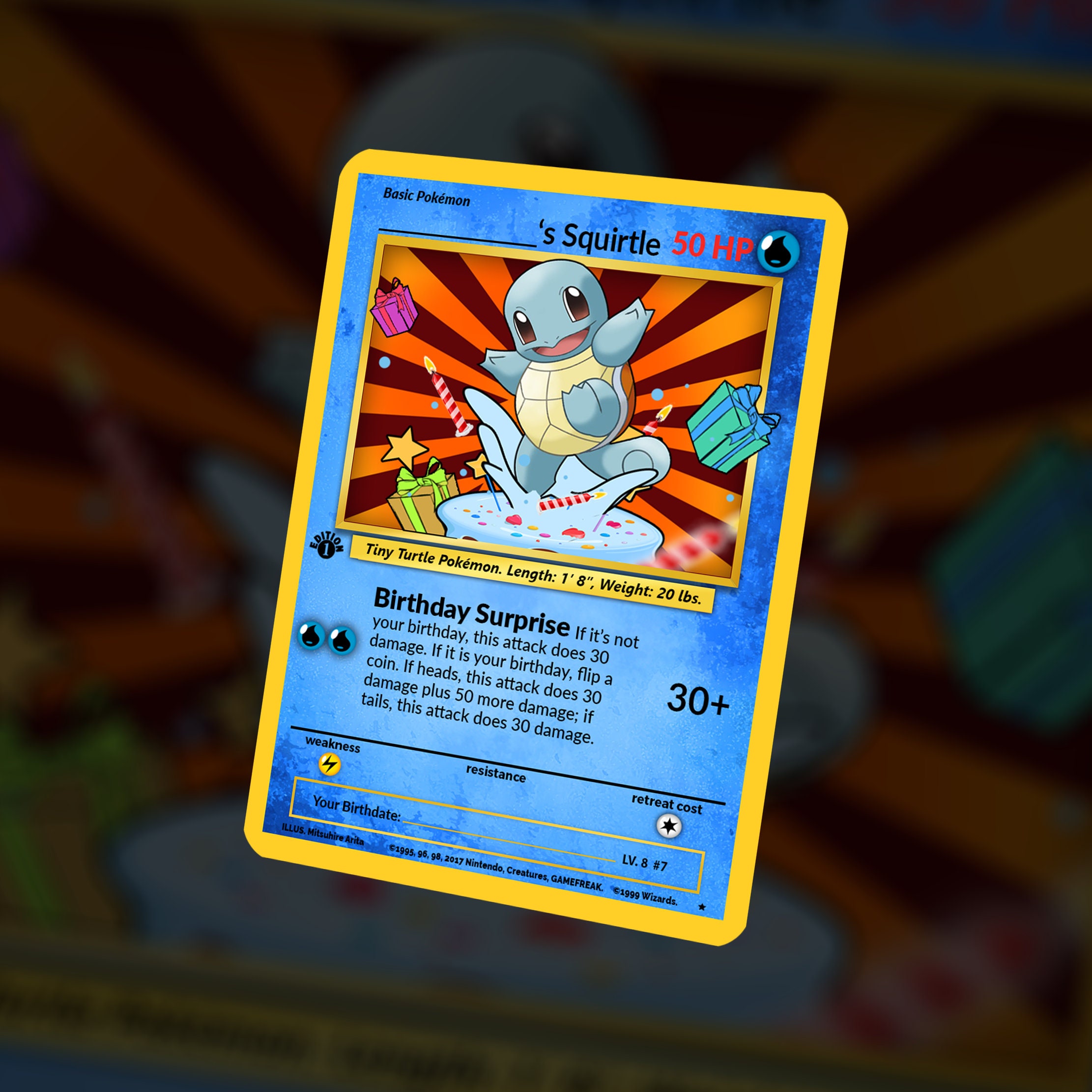 Squirtle Card